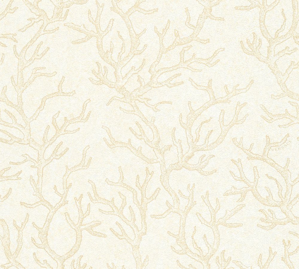 Versace wallpaper Versace 3, Design Tapete, beige, gold 344971