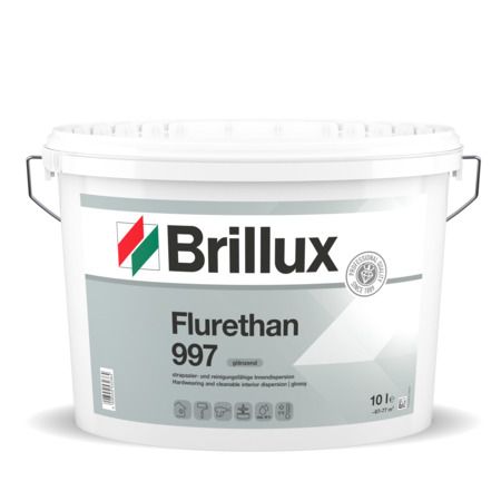Brillux Flurethan 997 10 L – Innenfarbe glänzend, hochstrapazierfähig ...